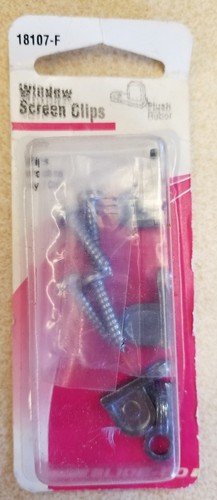 Slide-Co Window Screen Clips, Flush, Qty. 4, # 18107-F | eBay