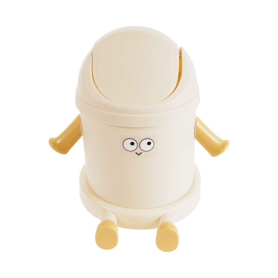 Mini Desk Bin Cartoon Character Trash Can Countertop Waste Basket ...