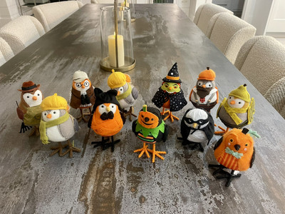 TARGET BIRDS Featherly Friends Halloween & Fall Lot of 11 GRADY CLAWSON ...