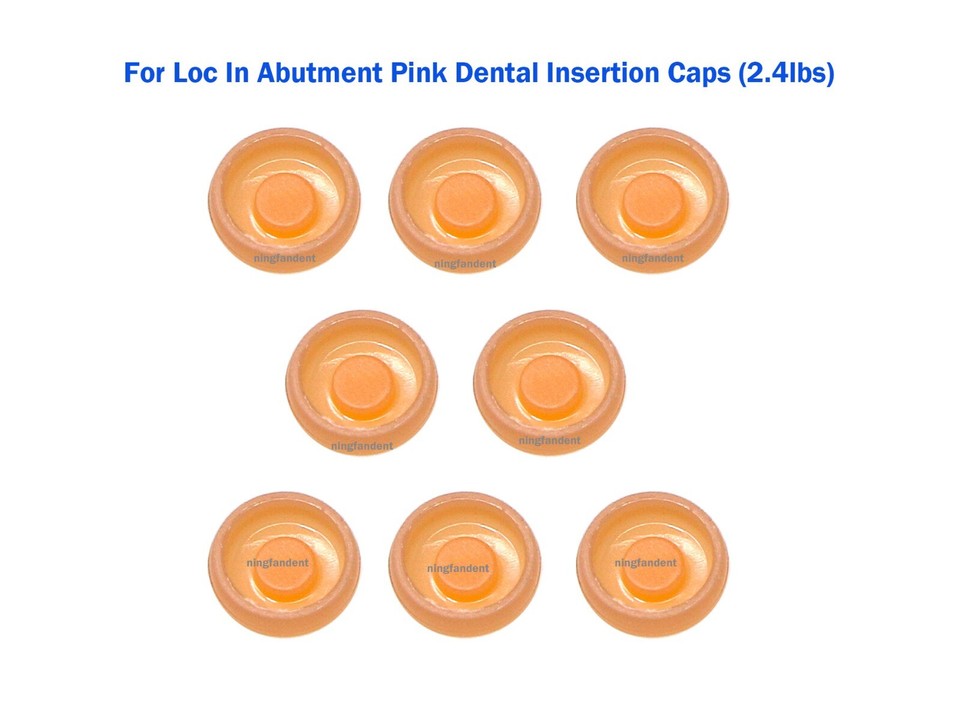 US locator Retention Cap Inserts 2.4lbs Overdenture Abutment Attachment ...