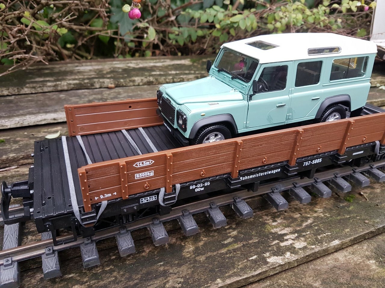 G SCALE 45mm GAUGE GARDEN RAILWAY RC LOCO CARRIAGE BOX FLATBED TRUCK ...