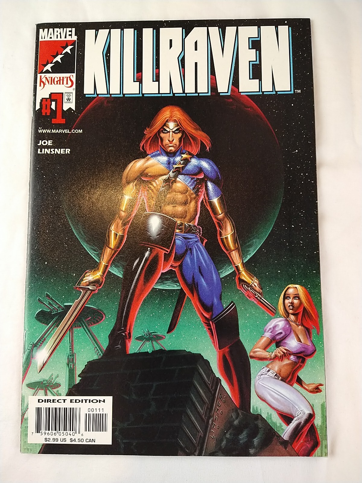 Killraven #1 (2001 Marvel Comics) Joe Linsner Cover Art One-Shot Marvel ...