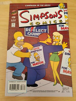 Simpsons Comics #58 (2001 - Bongo Comics) | eBay