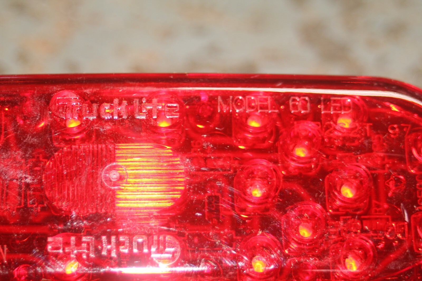 Truck lite Stop/Turn/Tail ovel Light 60LED 60250R 12 volt | eBay