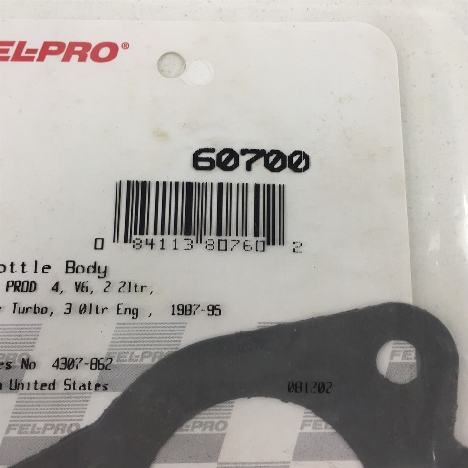 Fel-Pro 60700 Throttle Body Gasket | eBay