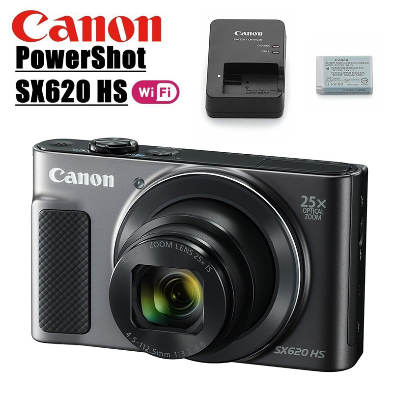 Canon Compact Digital Camera PowerShot SX620 HS Optical 25x Zoom WiFi ...