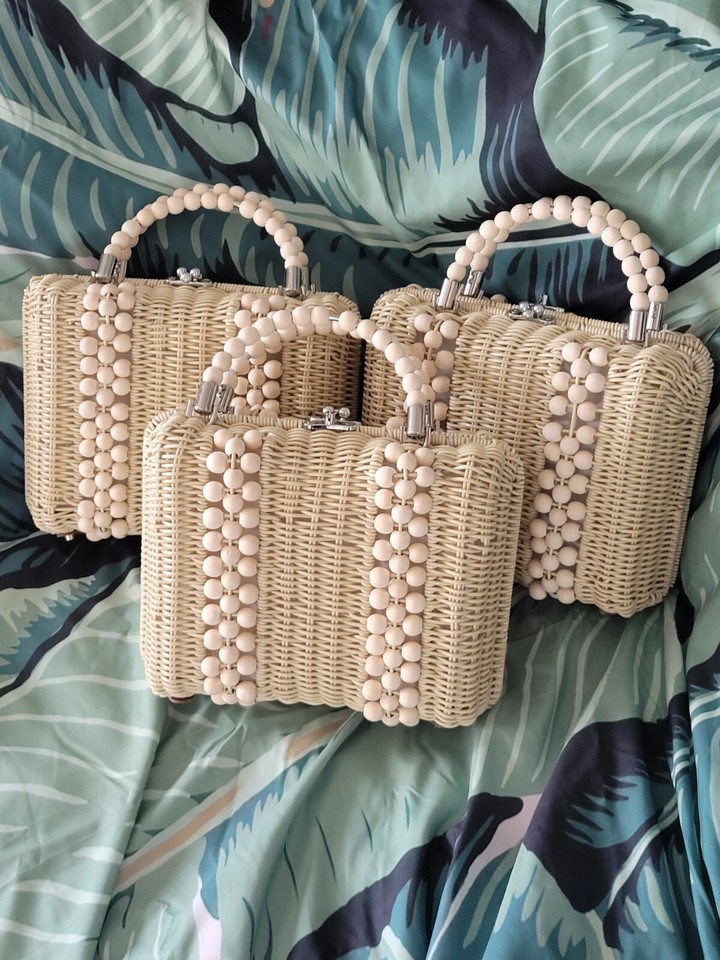 Flawed Golden Girls Wicker Purse Vintage Style Sophia Petrillo Beaded ...