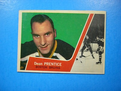 1963/64 TOPPS NHL HOCKEY CARD #13 DEAN PRENTICE EX/NM SHARP!! 63/64 ...