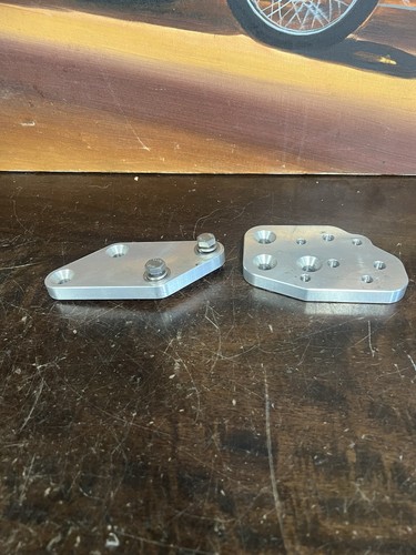 Harley Billet Forward Control Extension Brackets Big Twin 1948-99 Evo ...