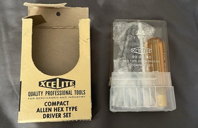 Original Xcelite 99PS-40 Allen Hex Socket Type Screwdriver Set *11 ...