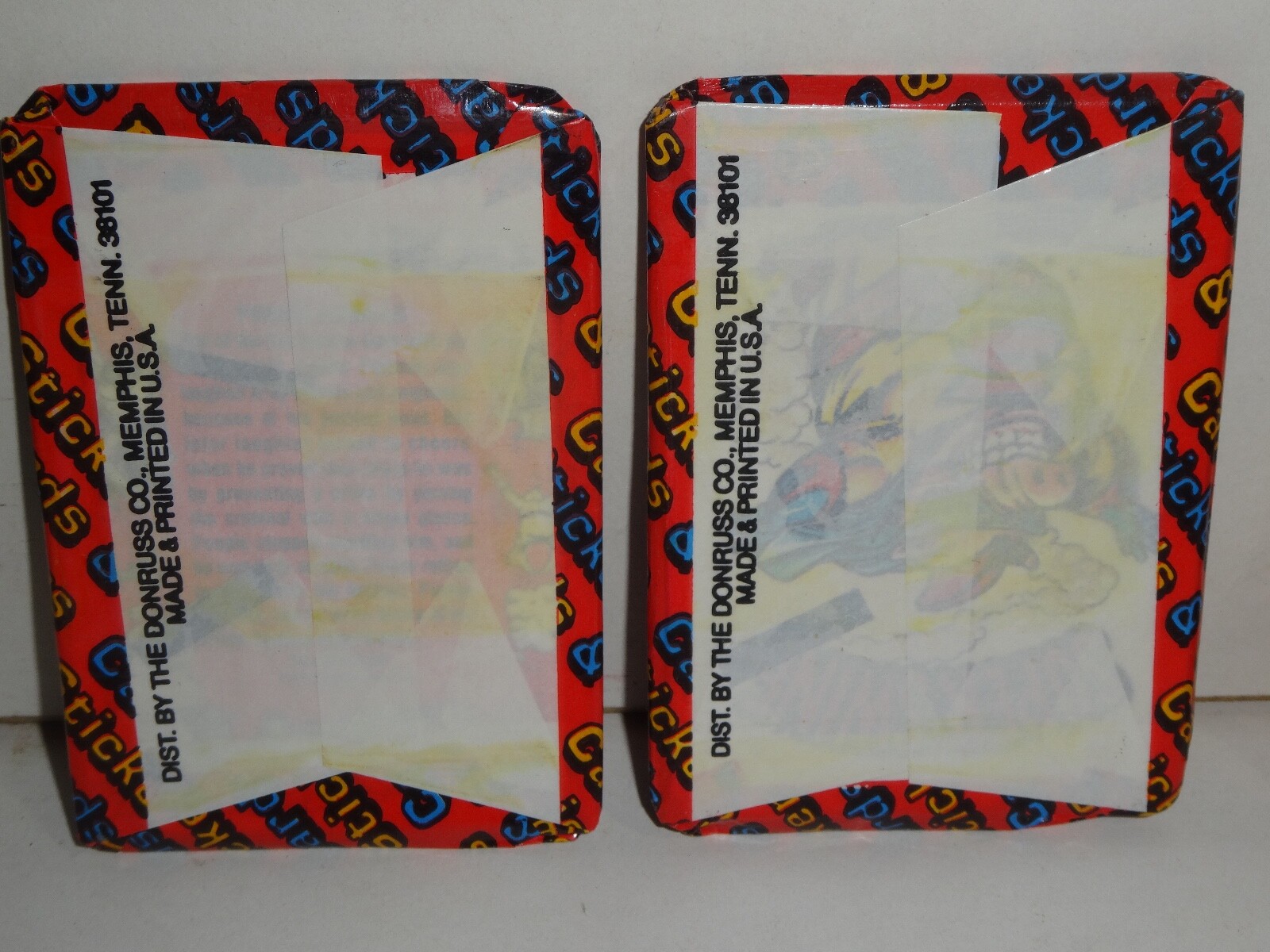 1983 Zero Heroes Trading Card Stickers Donruss General Mills 2 Red wax ...