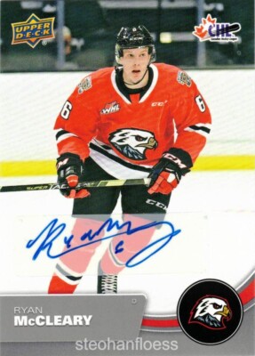 2021-22 Upper Deck CHL Auto Autograph #62 Ryan McCleary Pittsburgh ...