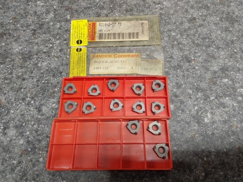 13 pieces Sandvik milling inserts r216.2 07 T3 carbide inserts | eBay