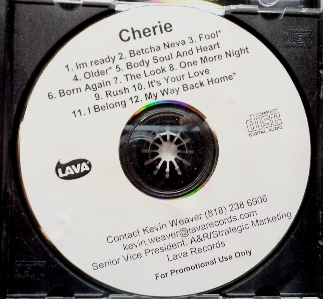 Cherie Cyndi Almouzni In House Promo "Acetate" CD Different Tracks ...