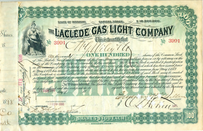 The Laclede Gas Light Company 1898 | eBay.de