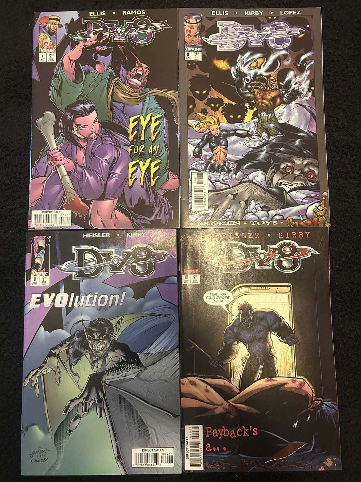 DV8 Image Wildstorm Comics Lot 1-30 (21 Issues, Missing 9) Ellis Ramos ...