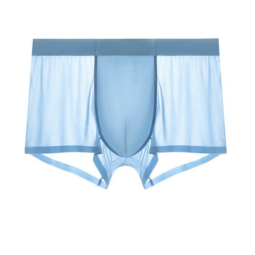 Sexy Men Briefs Sheer See Through Boxer Mesh Underwear Shorts Trunks ...