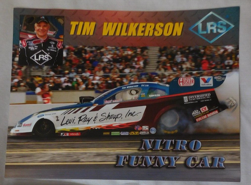 Tim Wilkerson 8.5x11 Promo Card Photo NHRA Nitro Funny Car 2011 | eBay