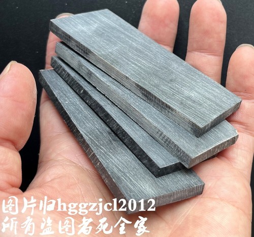 4 Pcs Water Buffalo Horn Flat Blank Plate Handle Spacer Tag Crafts ...