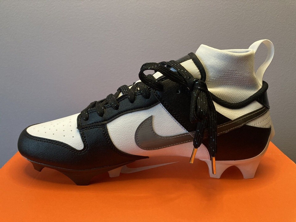 Nike Vapor Edge Dunk Panda Black White Football Cleats Men's RARE NEW ...