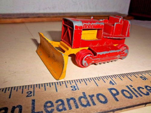 MATCHBOX KING SIZE LESNEY No K17 Case Tractor - Red/Yellow | eBay