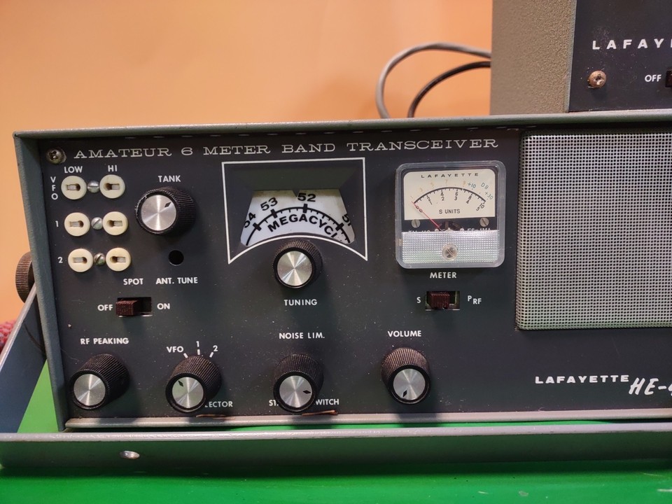 Lafayette HE-45b Amateur HAM 6 Meter Band Transceiver And He61a ...