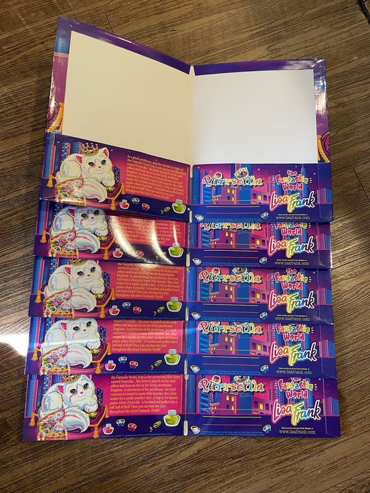Lisa Frank Purrscilla Princess Cat Folder - Vintage 2003 New Old Stock ...