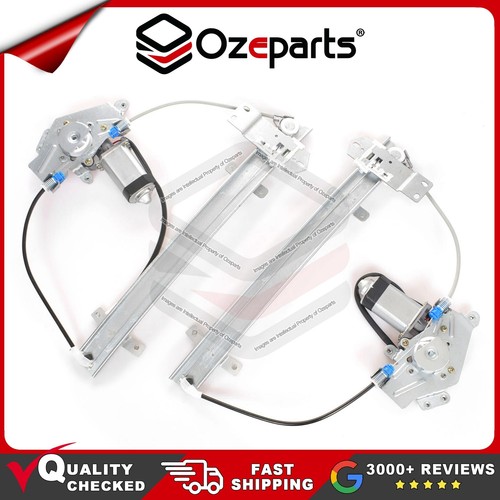 FRONT Pair LH+RH Window Regulator W/ Motor For Ford Falcon EA EB ED EF ...