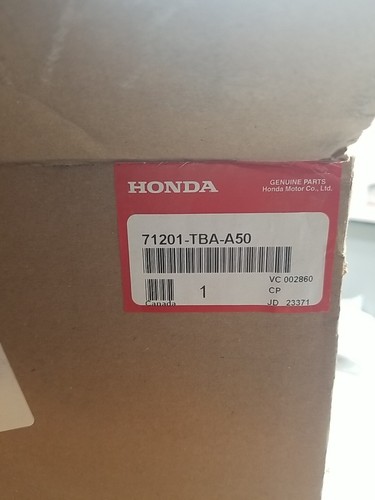 Genuine Honda 2019-2020 Civic Front Bumper Side Induction Plate 71201 ...