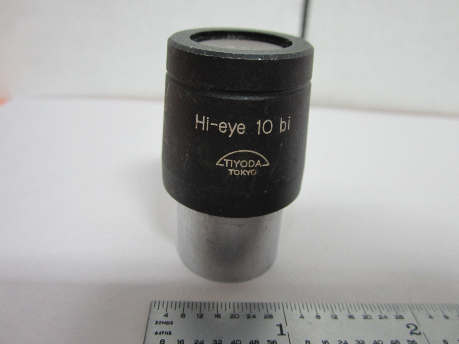 OPTICAL MICROSCOPE EYEPIECE TIYODA JAPAN HI-EYE 10 Bi OPTICS AS IS BIN# ...