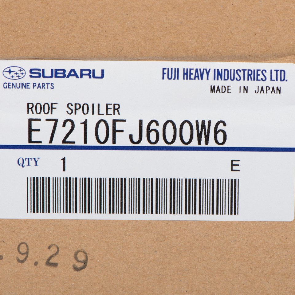 OEM 2013-2017 Subaru Crosstrek Roof Spoiler Crystal White Pearl NEW ...