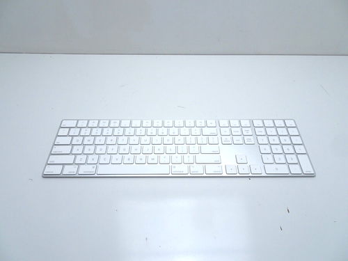 Apple Wireless Magic Keyboard with Numeric Keypad, White (A1843) | eBay