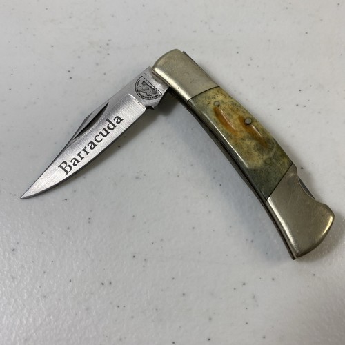 Barracuda Lock Blade Knife Smokey Mountain Knife Works Surgical Steel ...