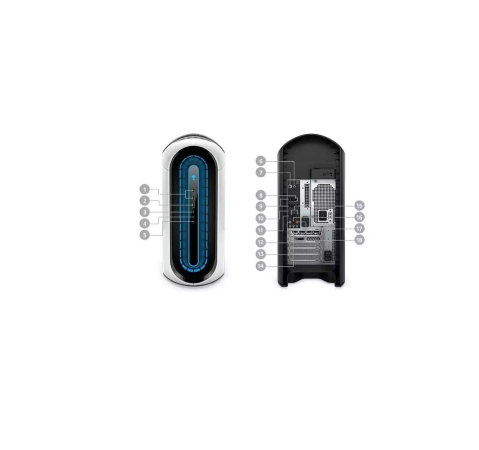 Alienware Aurora R11, NVIDIA RTX 3090, 128GB Ram, Ryzen 9, 1 1TB NVME ...