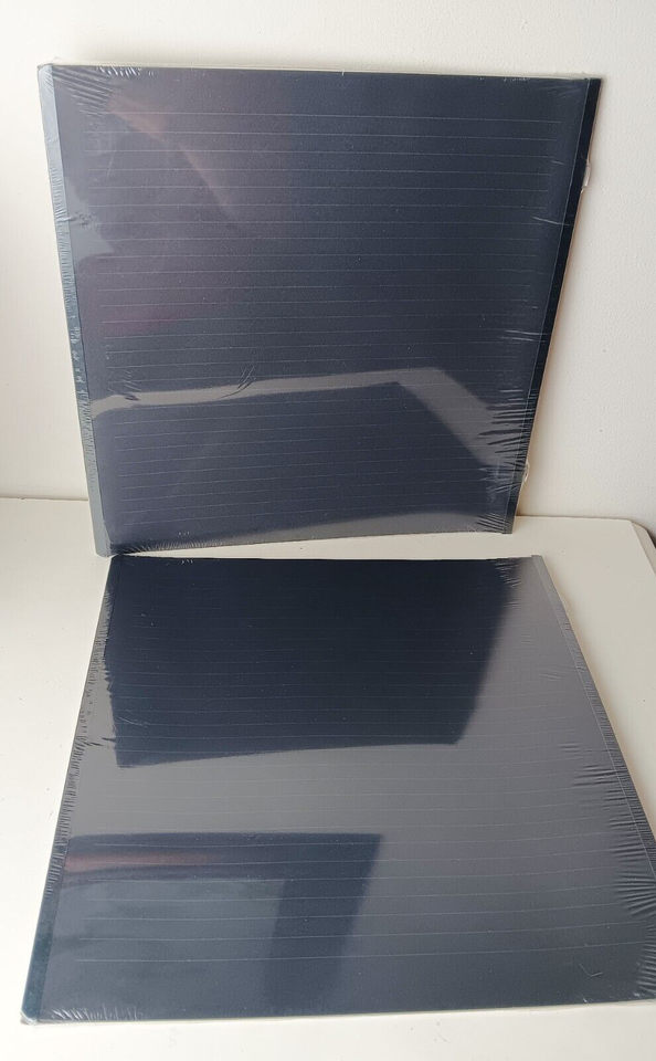 Creative Memories 12 x 12 Black Ruled Refill Pages SEALED Lot 2 Packs ...