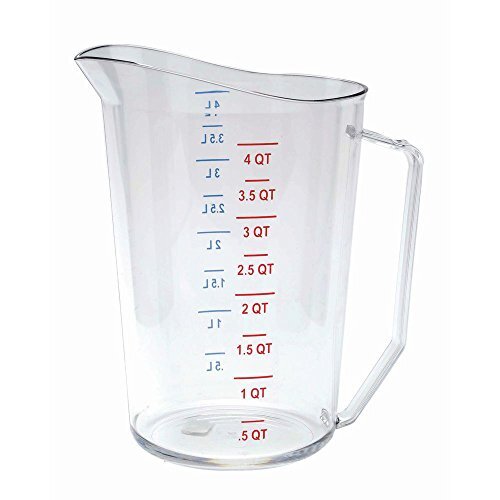 Liquid Measuring Cup, 4 Qt., Clear | eBay