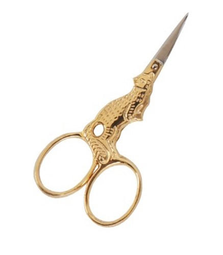Multi Purpose Fancy Scissors 3" 3.5" 4" - Gold Plated - Fancy Sewing ...