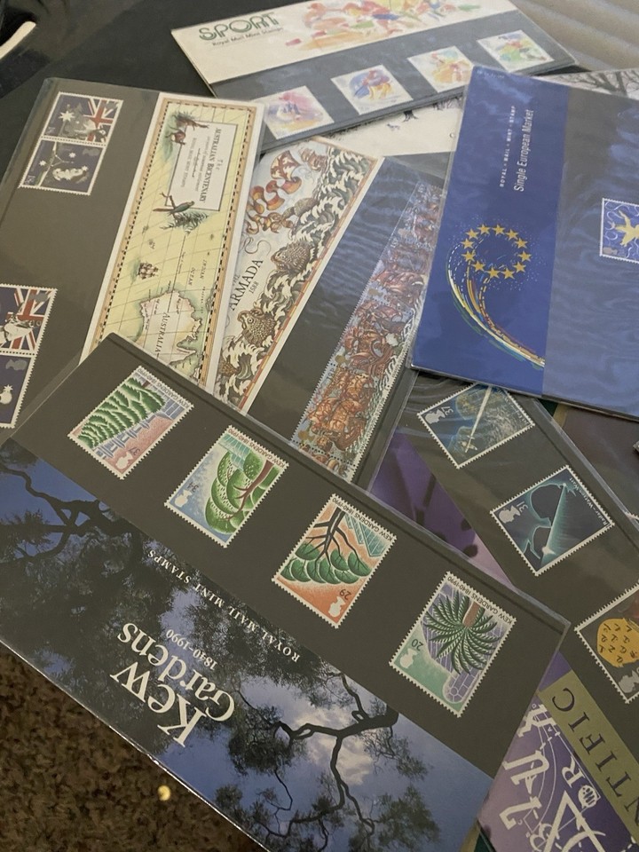 Job Lot Stamp Presentation Packs 23 Packs Royal Mail Mint Condition ...