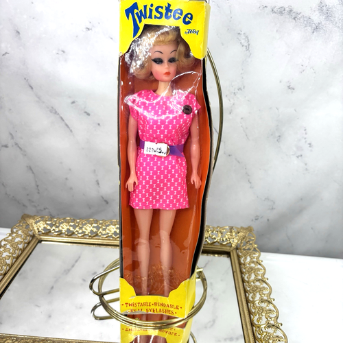Vtg 60s Totsy Twistee Doll Twistable Bendable Real Eyelashes In Box ...