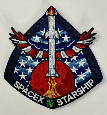 STARSHIP PROGRAM MISSION PATCH ORBITAL LAUNCH- 3.5” USA EAGLE | eBay