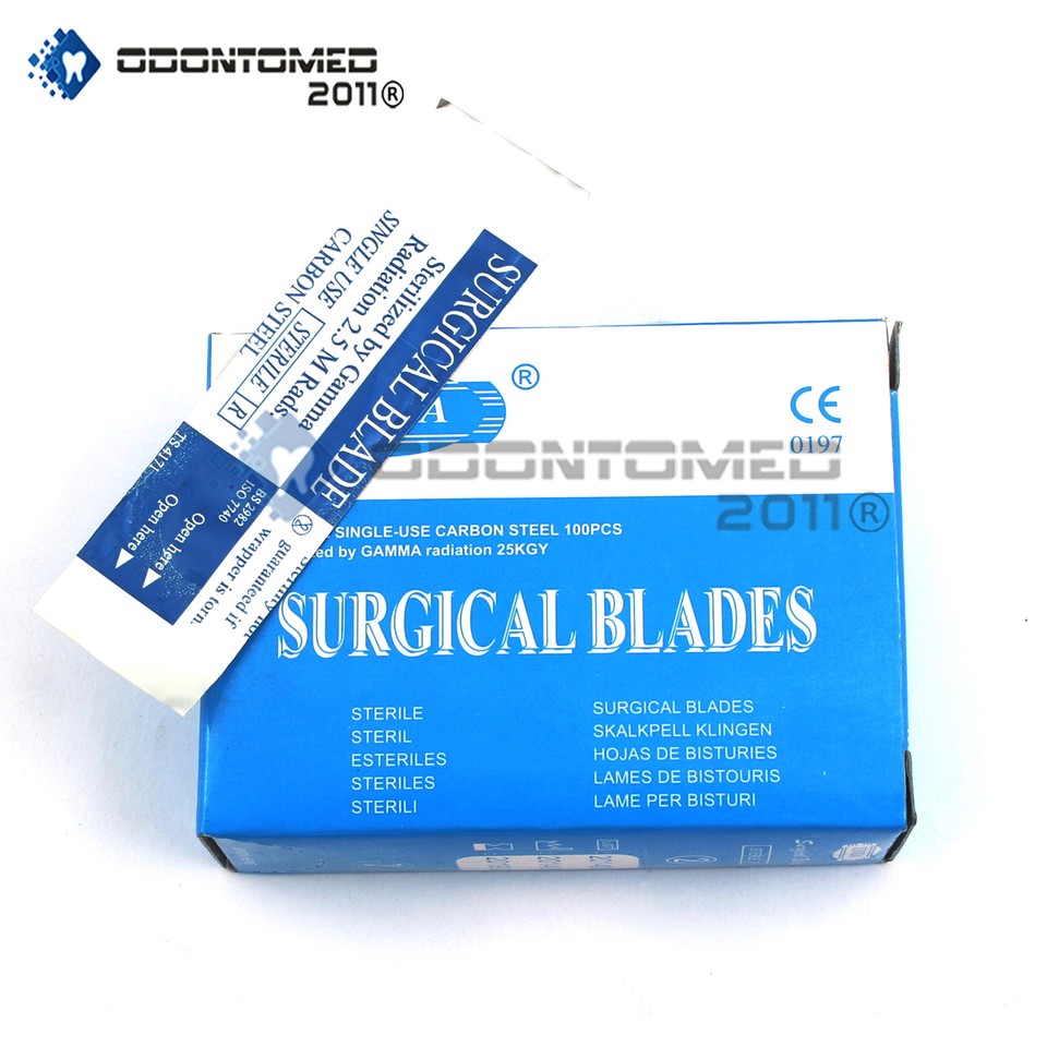 100 Scalpel Blades #20 Surgical Dental Ent Instruments | eBay