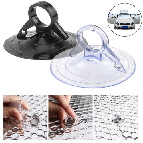 45mm Car Sunshade Suction PVC Cups Clear Rubber Plastic Window Suckers ...