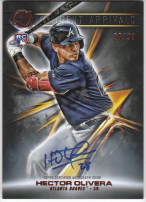 2016 Topps Legacies Baseball Imminent Arrivals Autograph Hector Olivera ...
