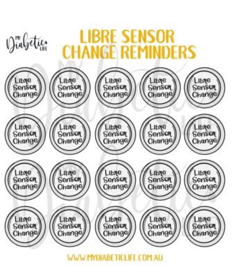 Libre Sensor Change Reminder Stickers | eBay Australia