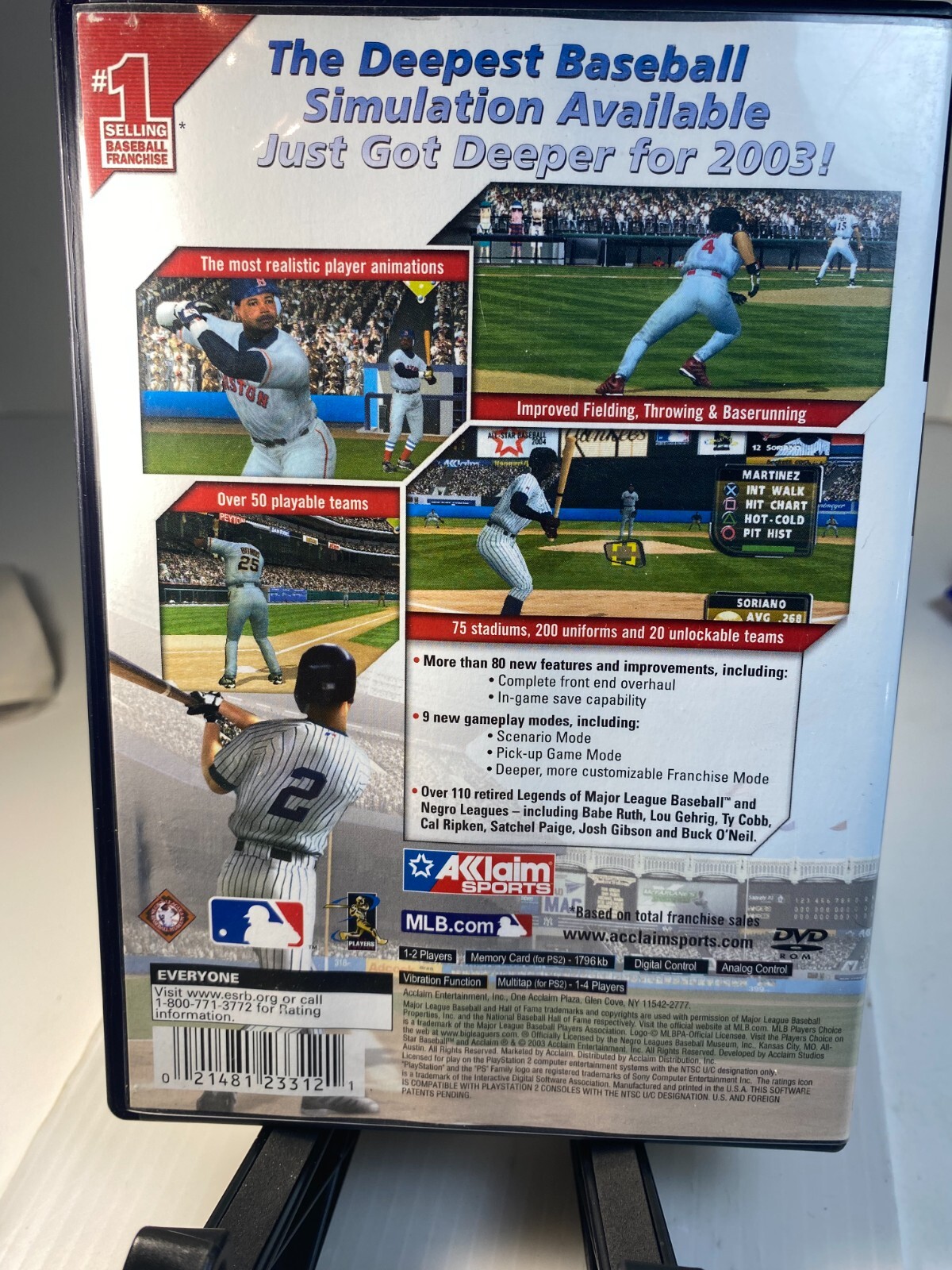 All Star Baseball 2004 PlayStation 2 PS2 Video Game CIB Complete Tested ...