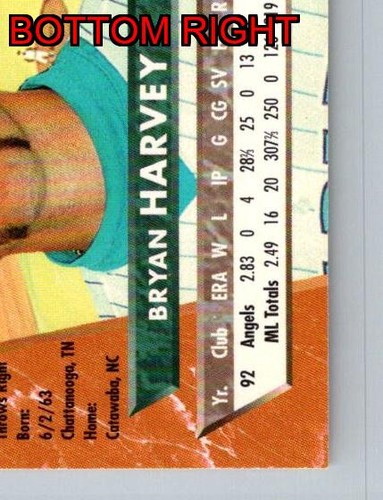 Bryan Harvey Pitcher Florida Marlins Fleer Ultra 1993 Card 377 Premium ...