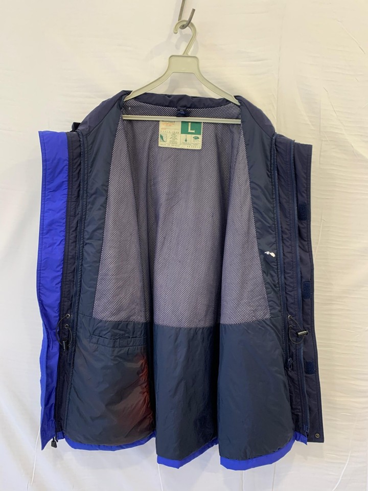 Thinsulate 3M Insulated Winter Jacket Blue Black Men’s XXL Vtg Outdoor ...