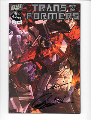 Transformers Generation One #1C 2002 NM 1St Print Signed Rob Armstrong ...