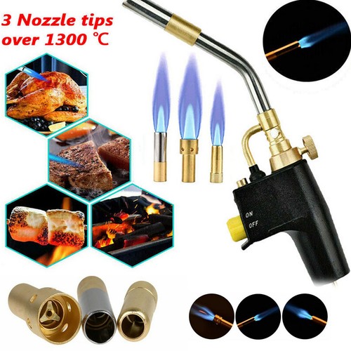 Mapp Gas Blow Torch Propane Gas Welding Solderding Brazing Plumbers ...