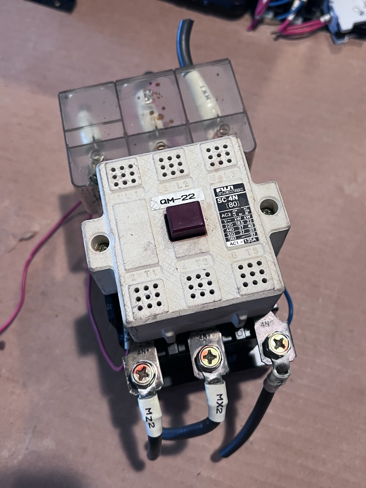 Fuji Magnetic Contactor SC-4N Spindle Drive 3 Phase Power Relay Switch ...